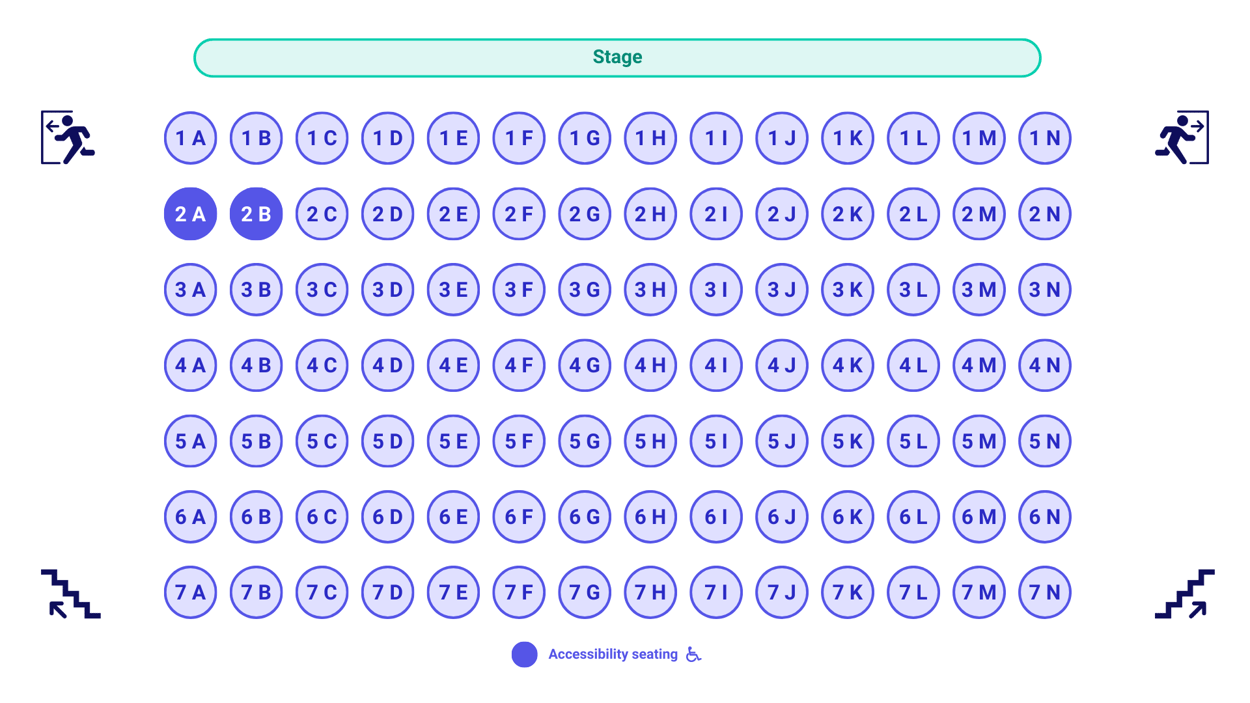 Adding a seating chart to your event