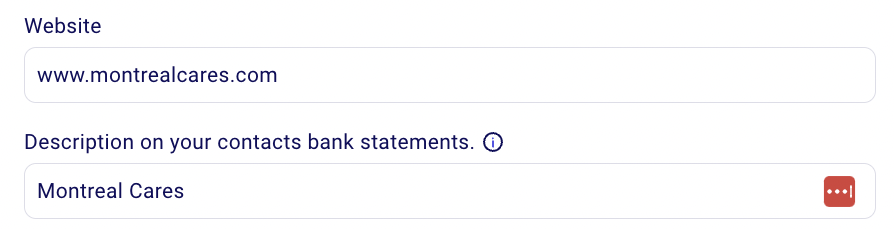 How can I add a payment descriptor?