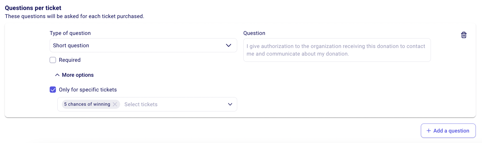 How do I set up a raffle on Zeffy?