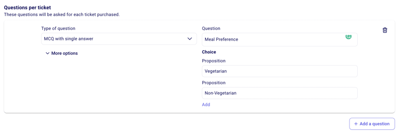 Set up and customize a raffle form
