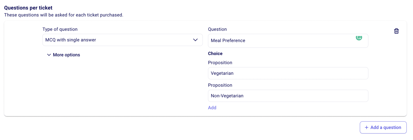 Set up and customize a raffle form
