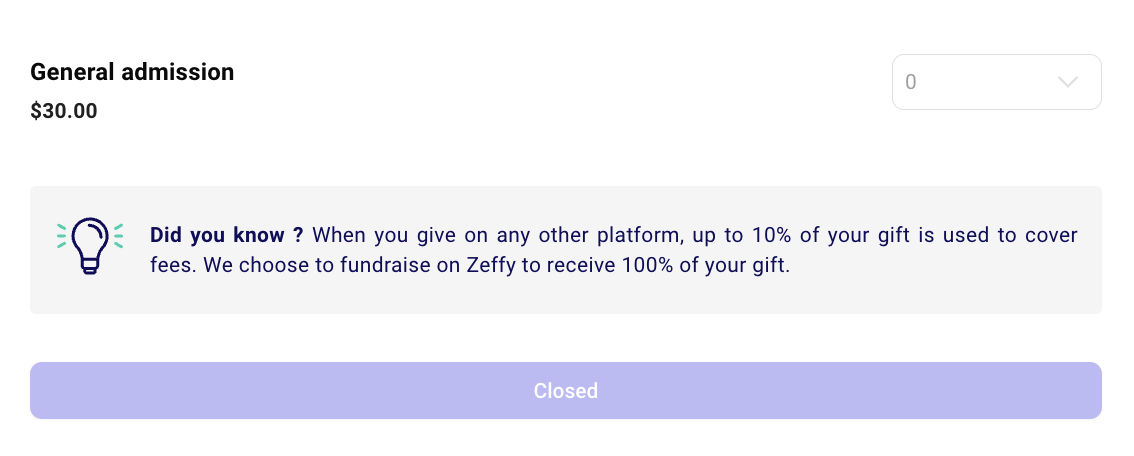 Why a form states it is “closed” and how to reopen sales