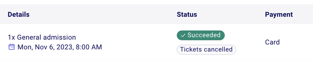 Understanding transaction statuses in Zeffy