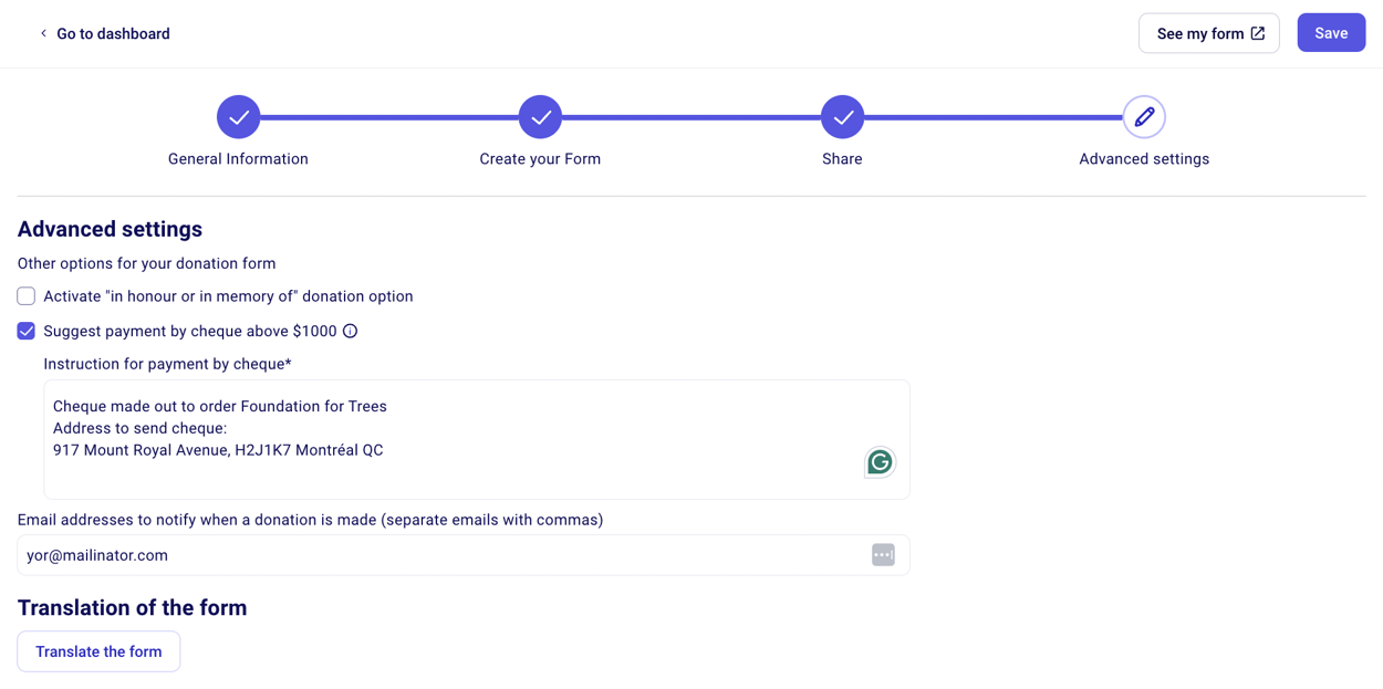 What payment methods does Zeffy accept?
