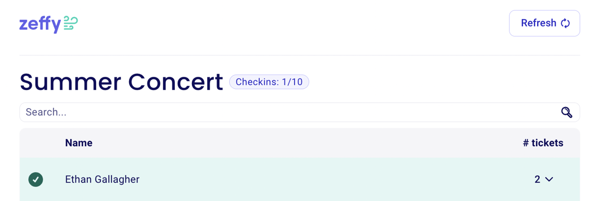 Checking-in guests the day of your event: scan their e-ticket or check ...