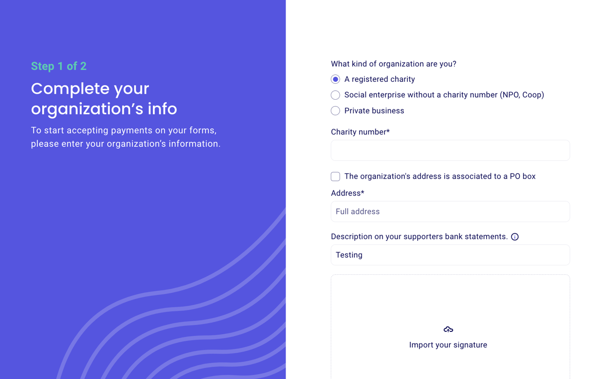 A guide to completing your Stripe verification - Canadian Accounts