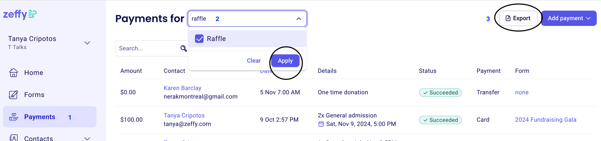 Drawing a winner for your raffle