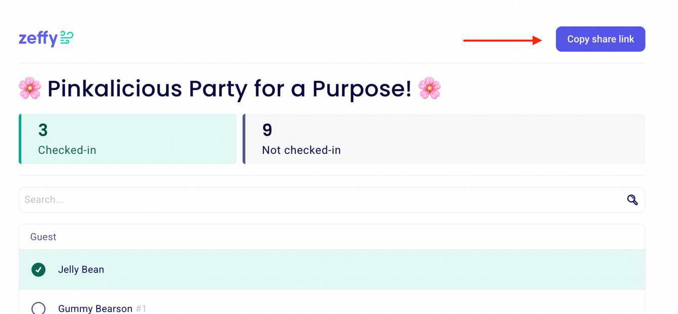 Checking-in guests the day of your event: scan their e-ticket or check ...