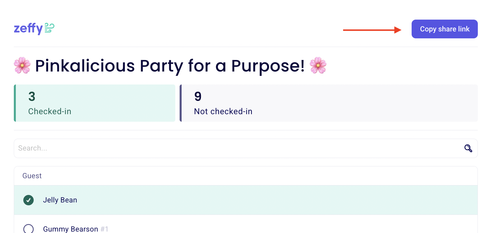 Checking-in guests the day of your event: scan their e-ticket or check ...